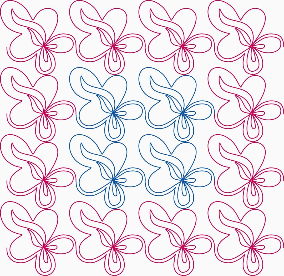 POPPY Edge-2 Edge and ,longarm Patterns, Pantographs, Quilting Designs ...