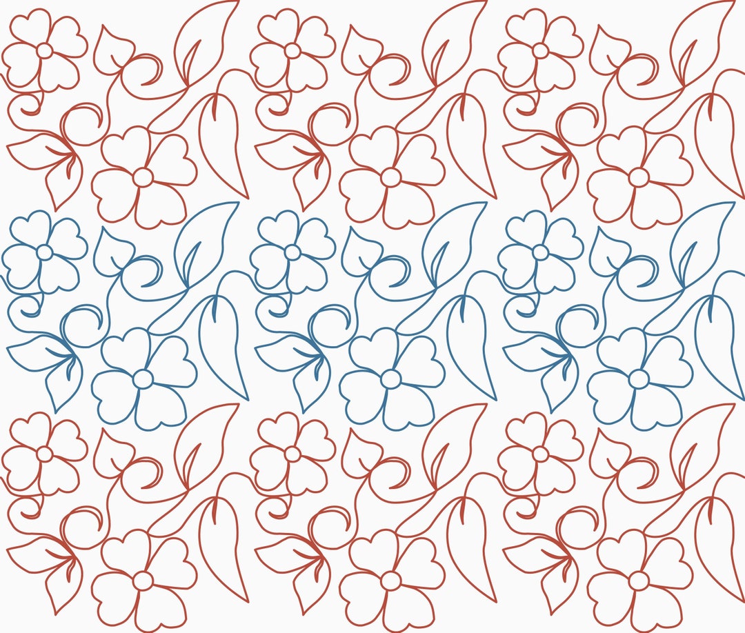 JARDIN DE JULIA Longarm Patterns, Pantographs, Quilting Designs ...