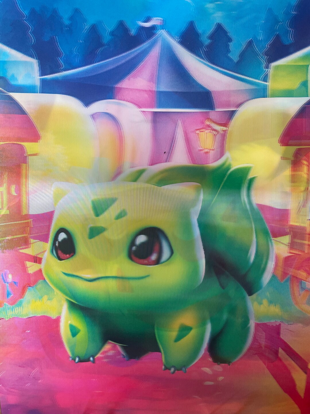 Cartoon Holographic Poster - Etsy