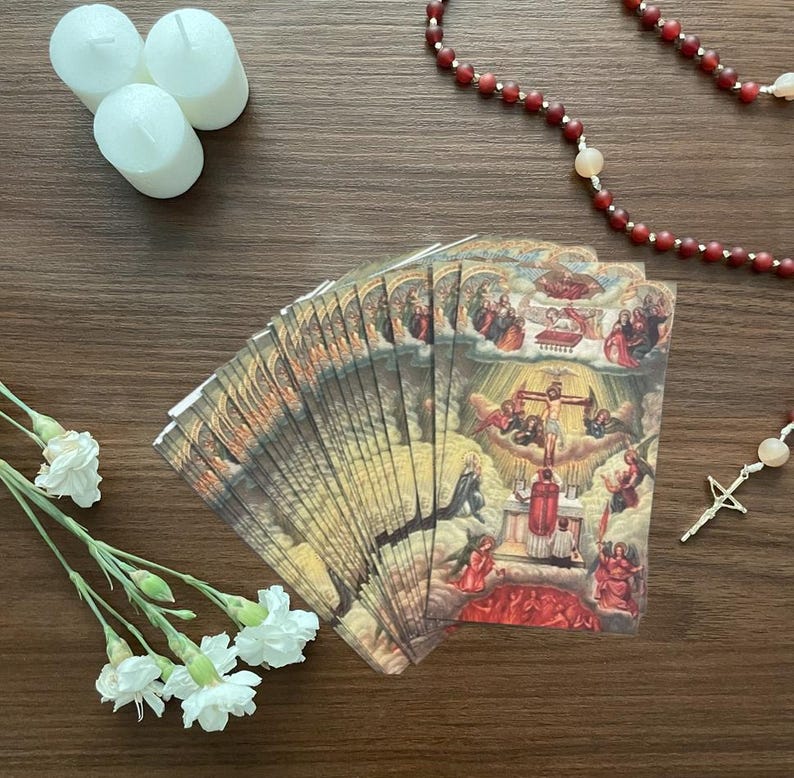 Holy Sacrifice of the Mass Prayer Card (anima Christi) Set of 33 - Etsy