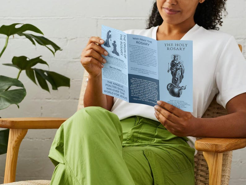 How to Pray the Holy Rosary Pamphlet (with Scriptural References) Set ...