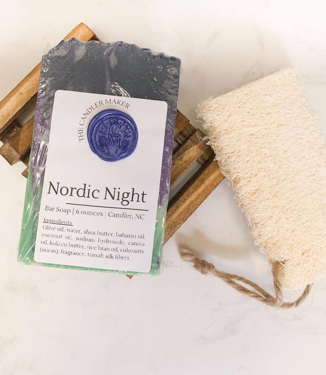 Nordic Night Artisan Soap Bar – Winter Botanical Skincare - Etsy
