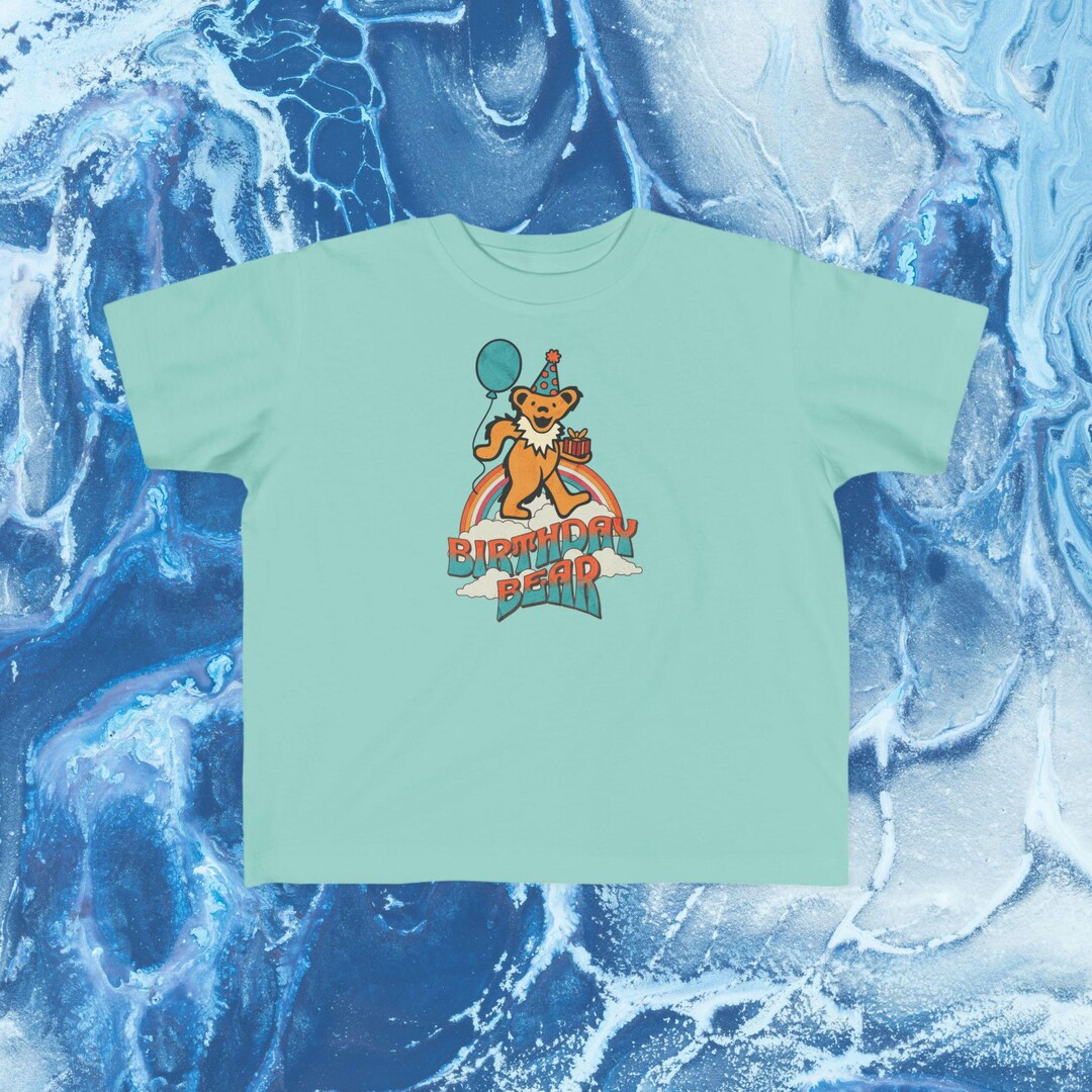 Toddler Tee, Birthday Bear Dancing Bear Deadhead Toddler T-shirt, Kids ...
