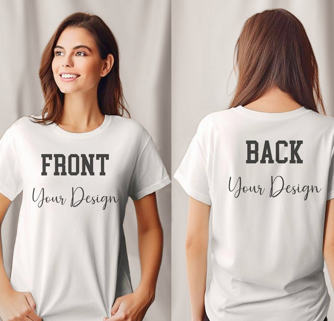 Front and Back Custom Shirt, Custom Shirt, Inspired Shirt, Custom Shirt ...