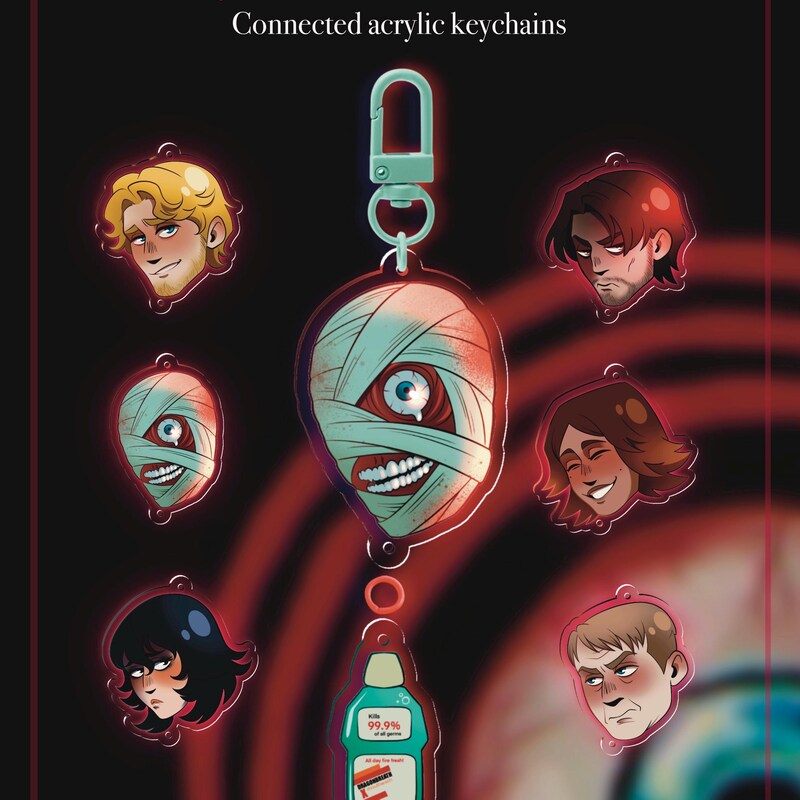 Dandy World Keychain - Etsy