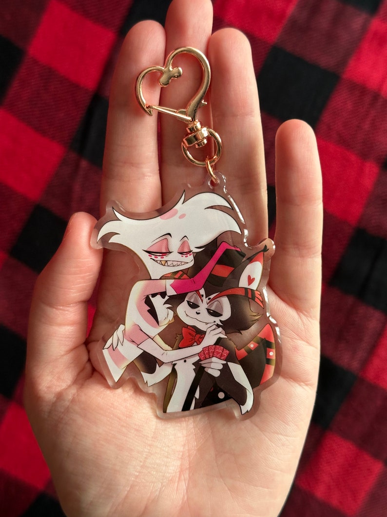 Hazbin Hotel Keychains - Etsy