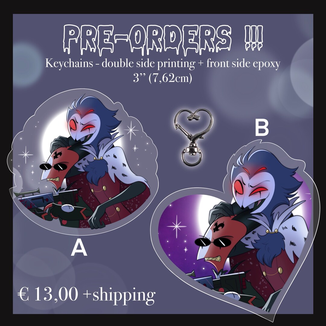 PRE-ORDER Helluva Boss Keychains - Etsy