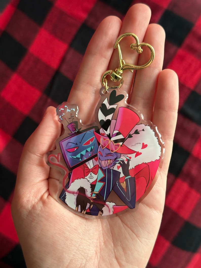 Hazbin Hotel Keychains - Etsy