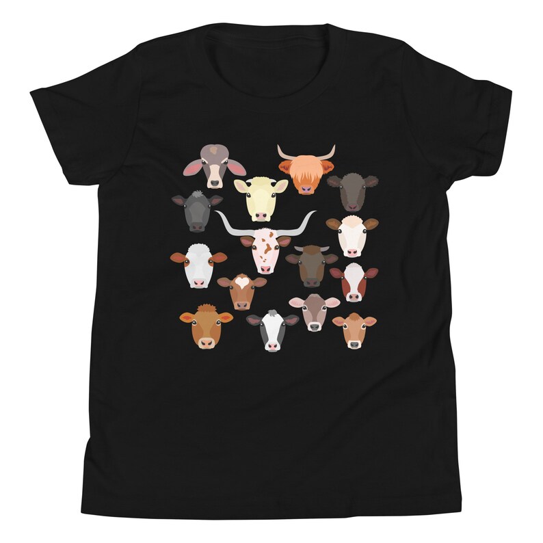Market Steer, Cow, Cattle, Lifestock Show, Youth Short Sleeve T-shirt ...