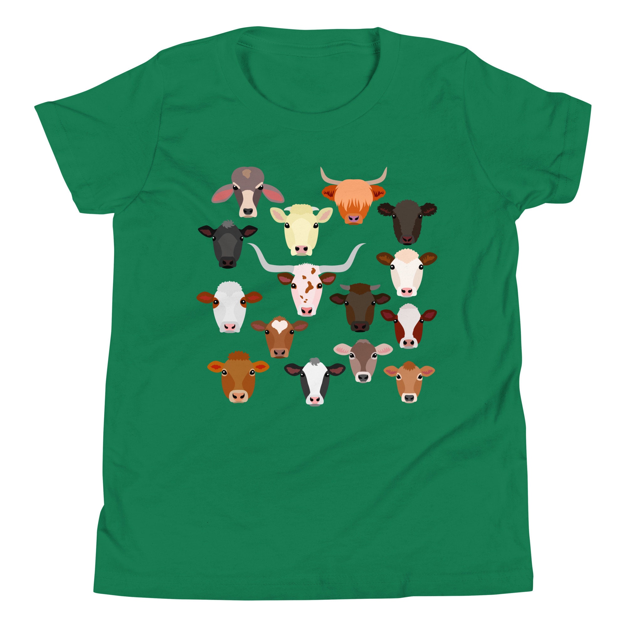 Market Steer, Cow, Cattle, Lifestock Show, Youth Short Sleeve T-shirt ...