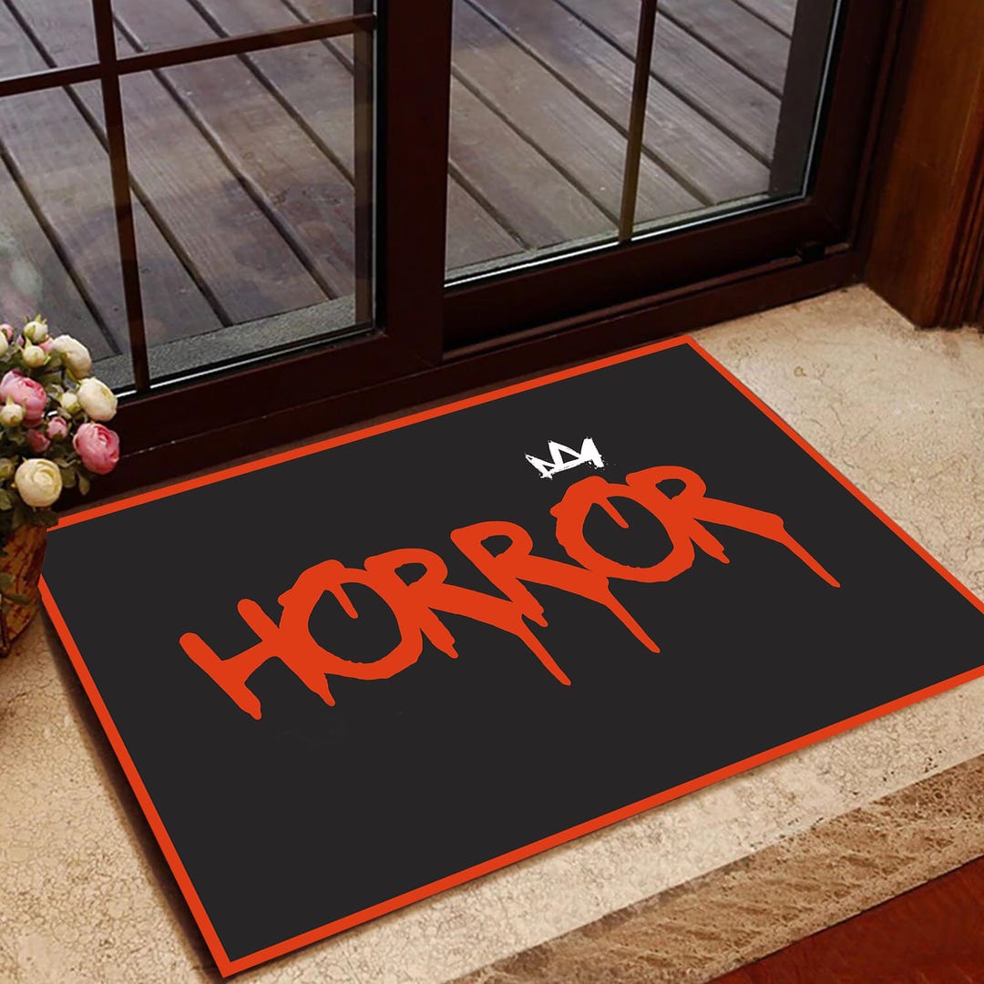 Scary Horror Welcome Mat: Spooky Halloween Doormat - Etsy
