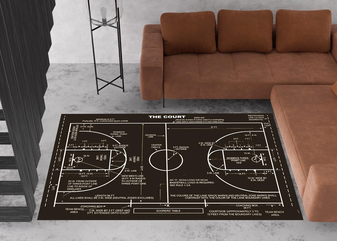 Basketball Player Rug,teens Room Rug,basketball Court Rug,player Rug ...