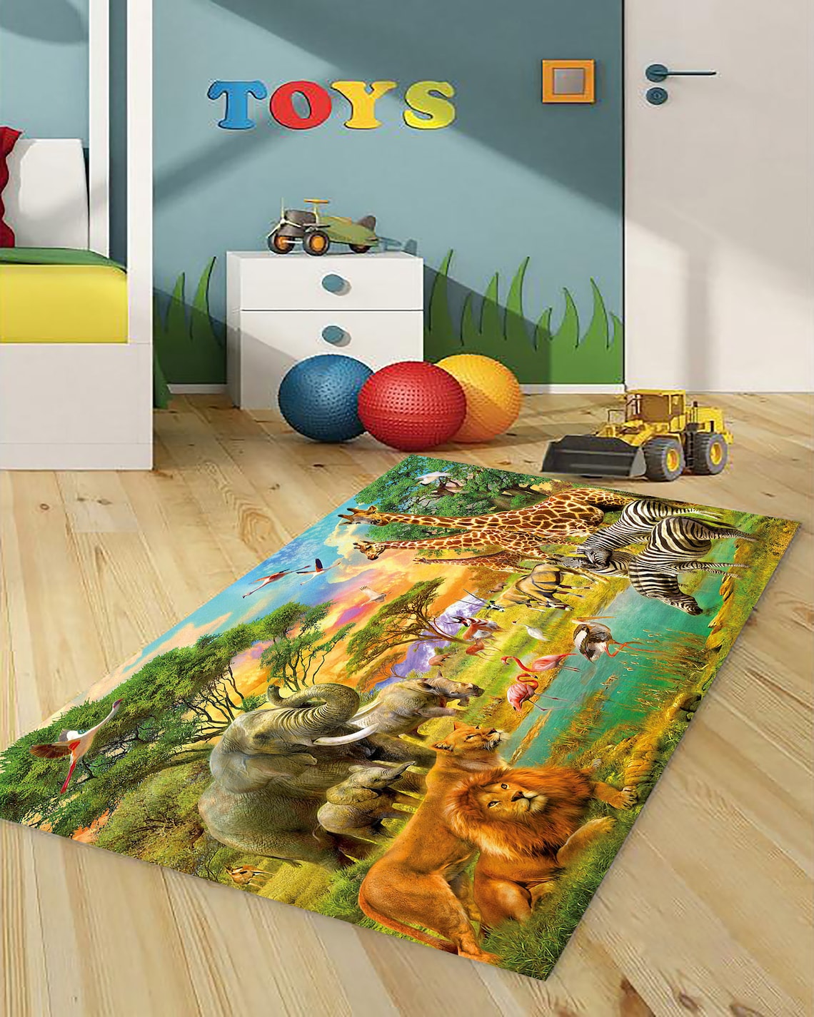 Wild Life Rug,safari Rug,nature Carpet,wild Animal Rug,lion Rug,animal ...