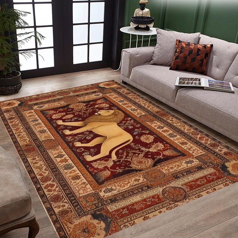 Lion Rug - Etsy