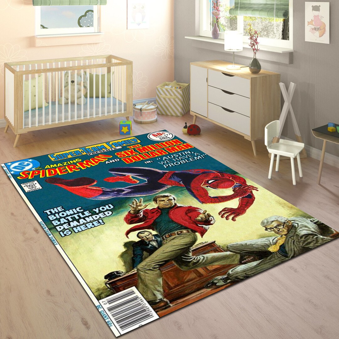 Spiderman Rug,superhero Rug,avengers Rug,comic Rug,cartoon Rug ...