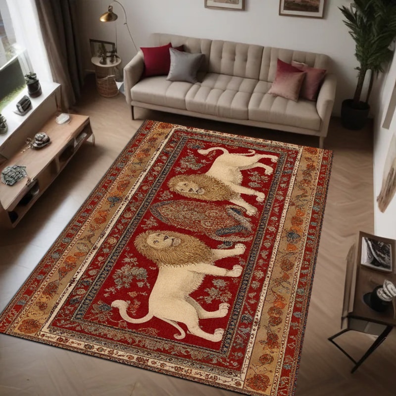 Lion Rug - Etsy