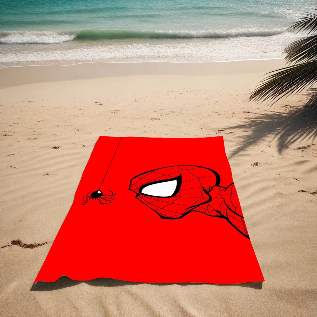 Spiderman Towel,spider Towel,avengers Towel,luxury Towel,towel Set ...