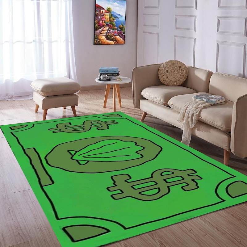 Money Money Rug - Etsy