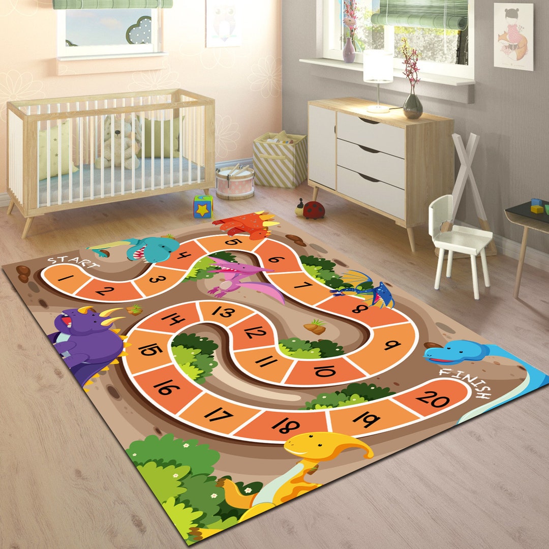 Dinosaur Rug,instructive Rug,numbers Rug,snake Rug,nursery Rug,cute Rug ...