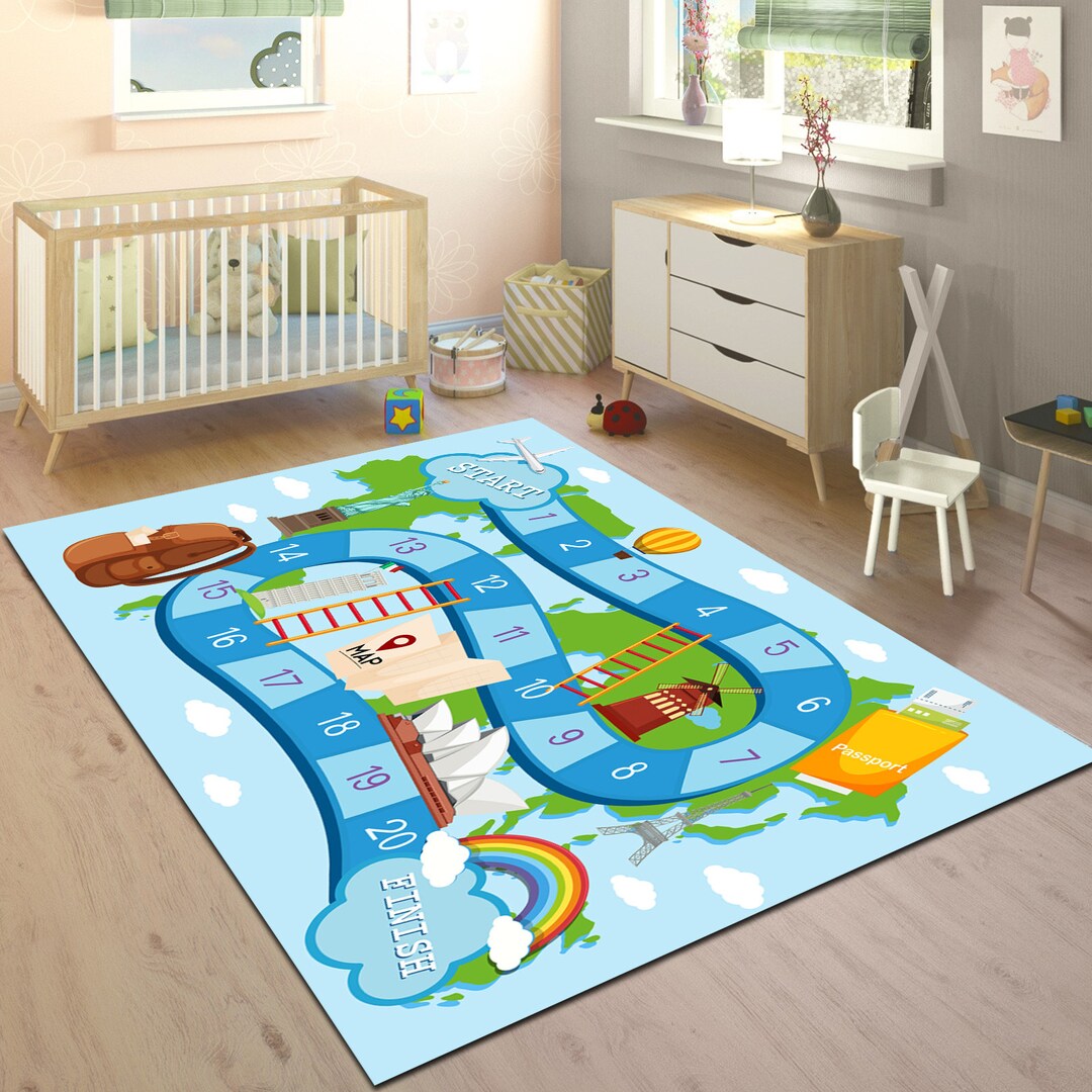 Numbers Rug,educational Rug,nursery Rug,plane Rug,sky Rug,school Rug ...