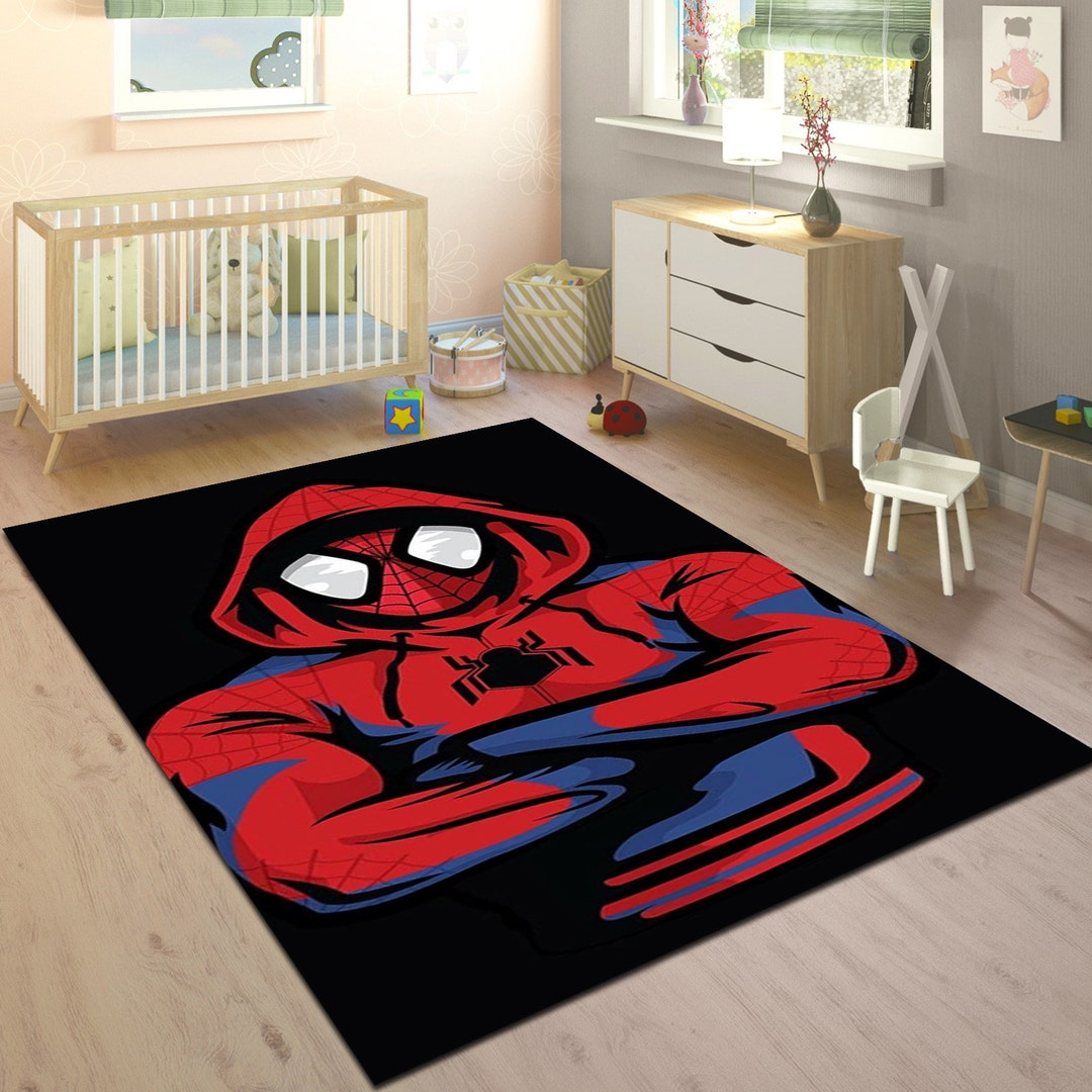 Spiderman Area Rug,avengers Carpet,spiderman Rug,warrior Rug,hero Rug ...