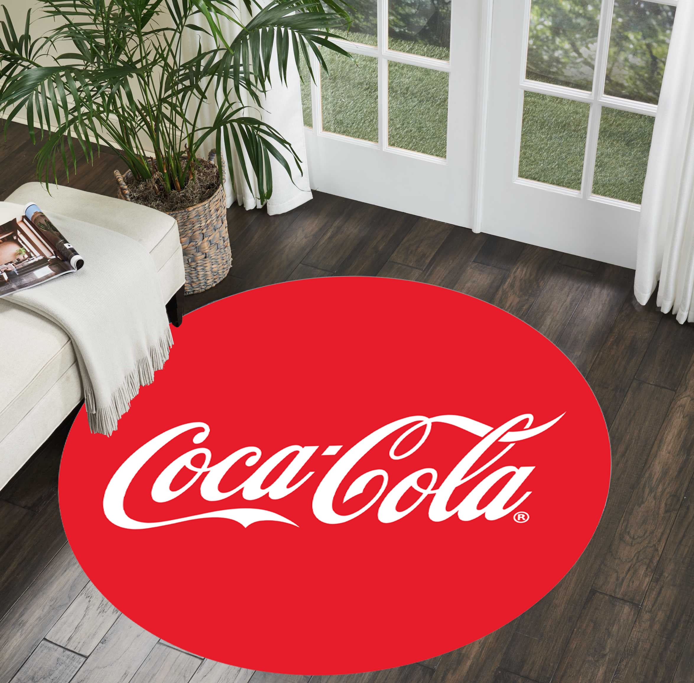 Coca Cola Rug,red Coke Rug,coca Cola Home Decor,red Carpet,living Room ...