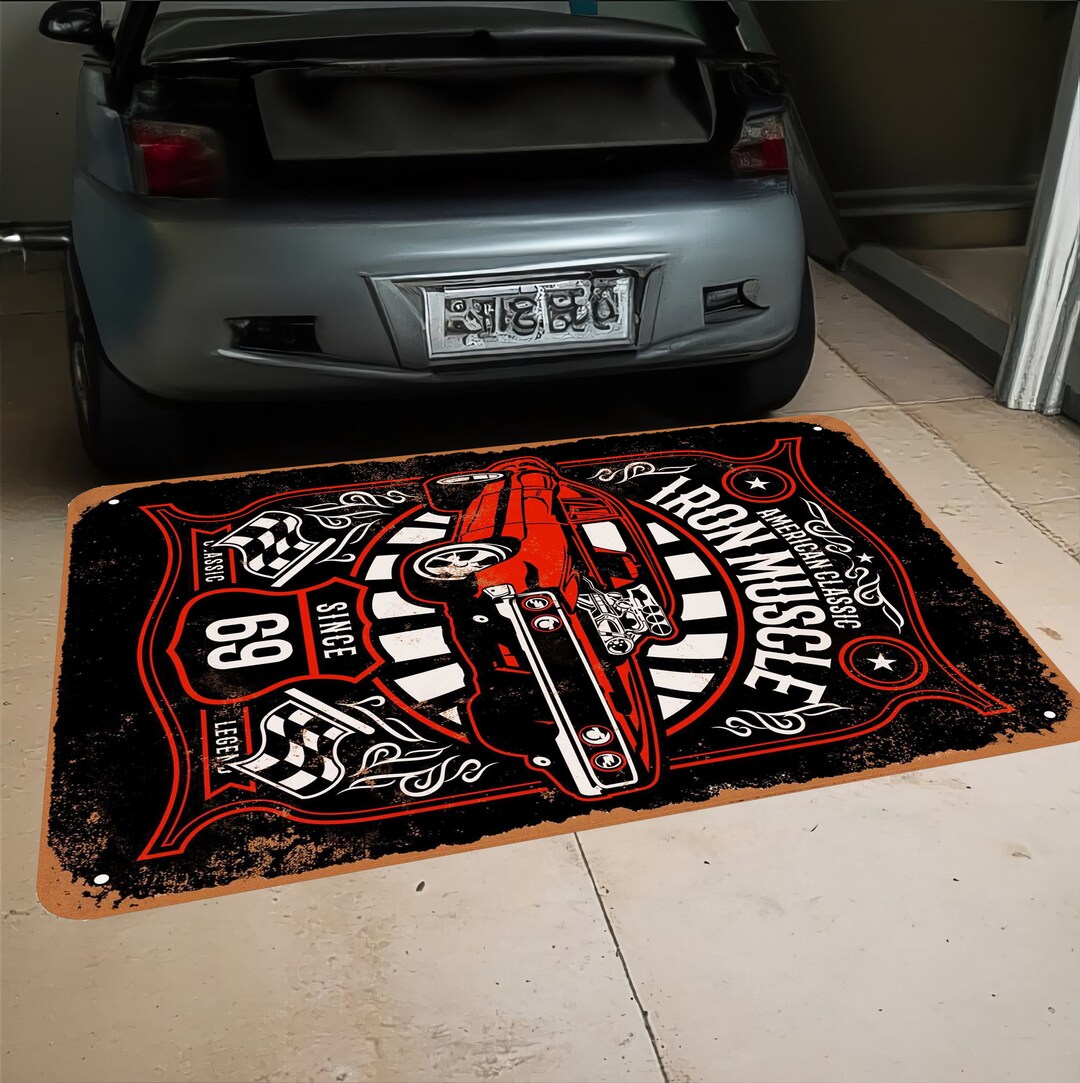 Classic Car Rug,garage Rug,car Mechanic Carpet,office Rug,race Car Rug ...