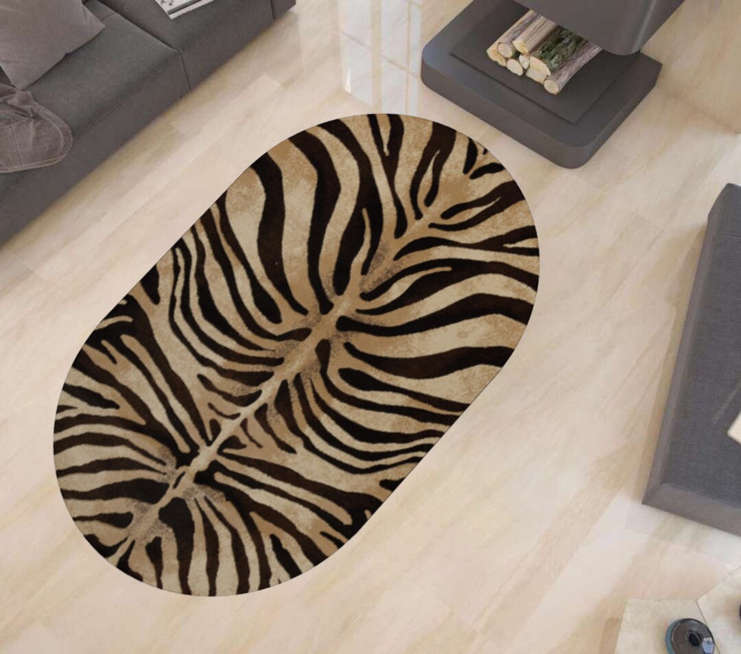 Leopard Print Rug: Modern Abstract Animal Pattern Carpet - Etsy