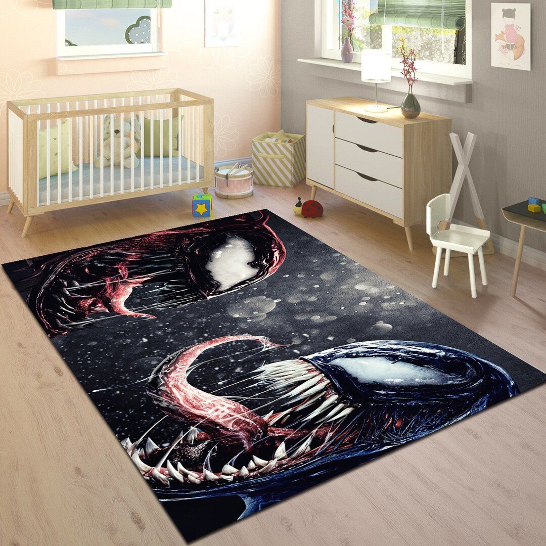 Venom Rug,avengers Carpet,ghost Rug,gothic Style Home Decor,monster Rug ...