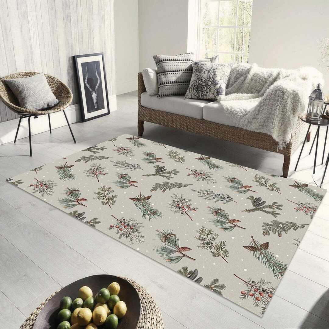Dandelion Rug,woodland Rug,lodge Area Rug,jungle Leaf Rug,weed Rug ...