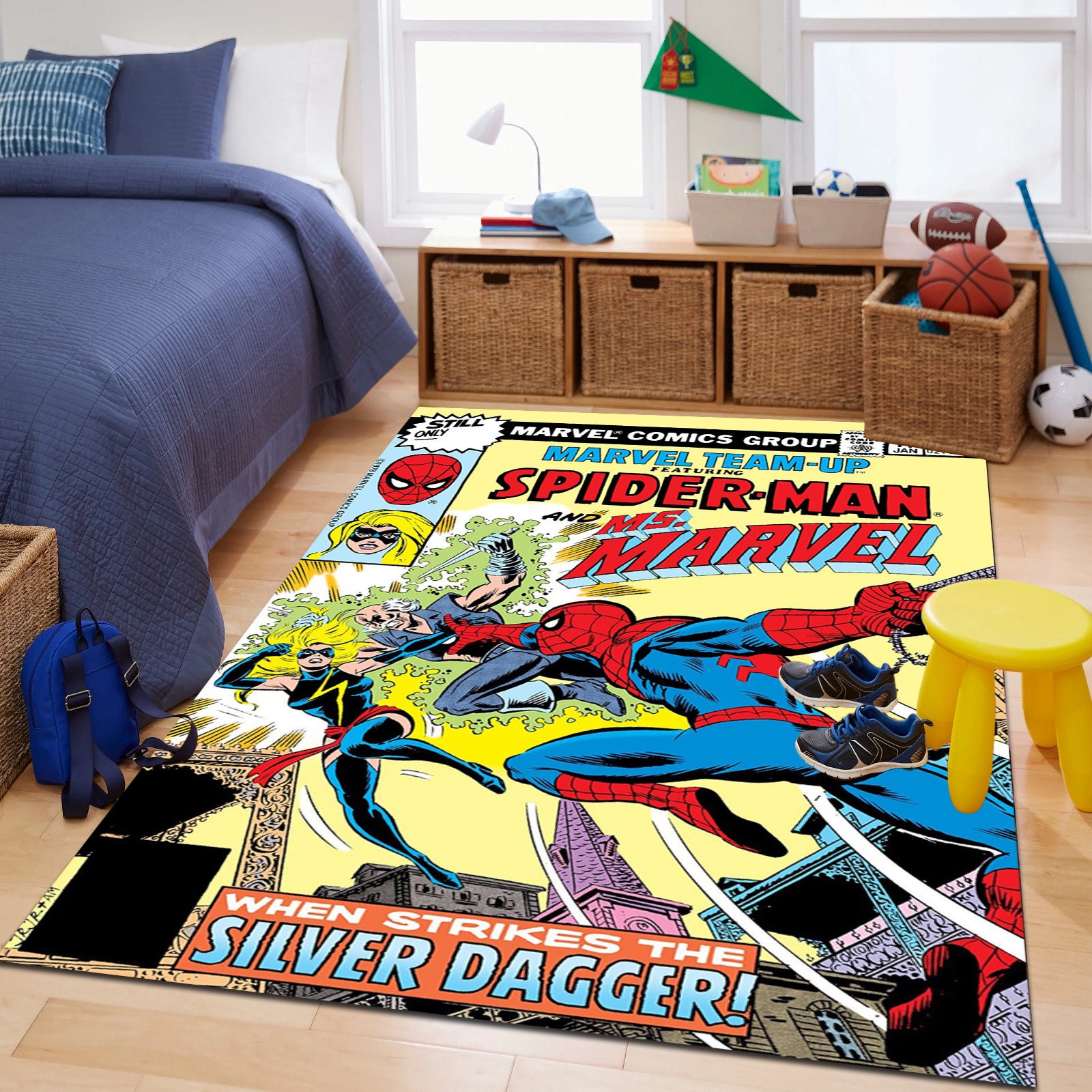 Spiderman Rug,comic Spider Man Rug,superhero Rug,film Rug,horror Movie ...