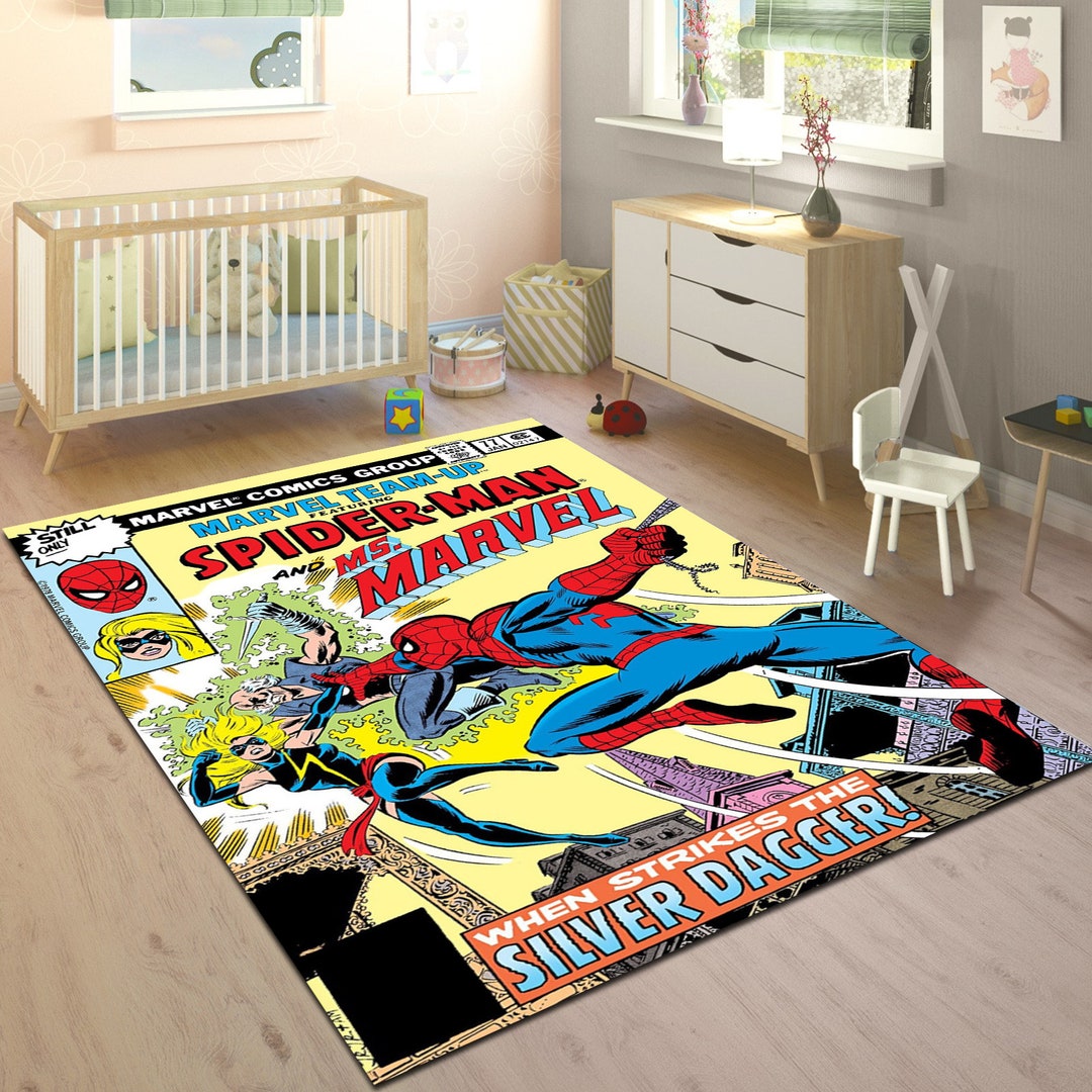 Spiderman Rug,comic Spider Man Rug,superhero Rug,film Rug,horror Movie ...