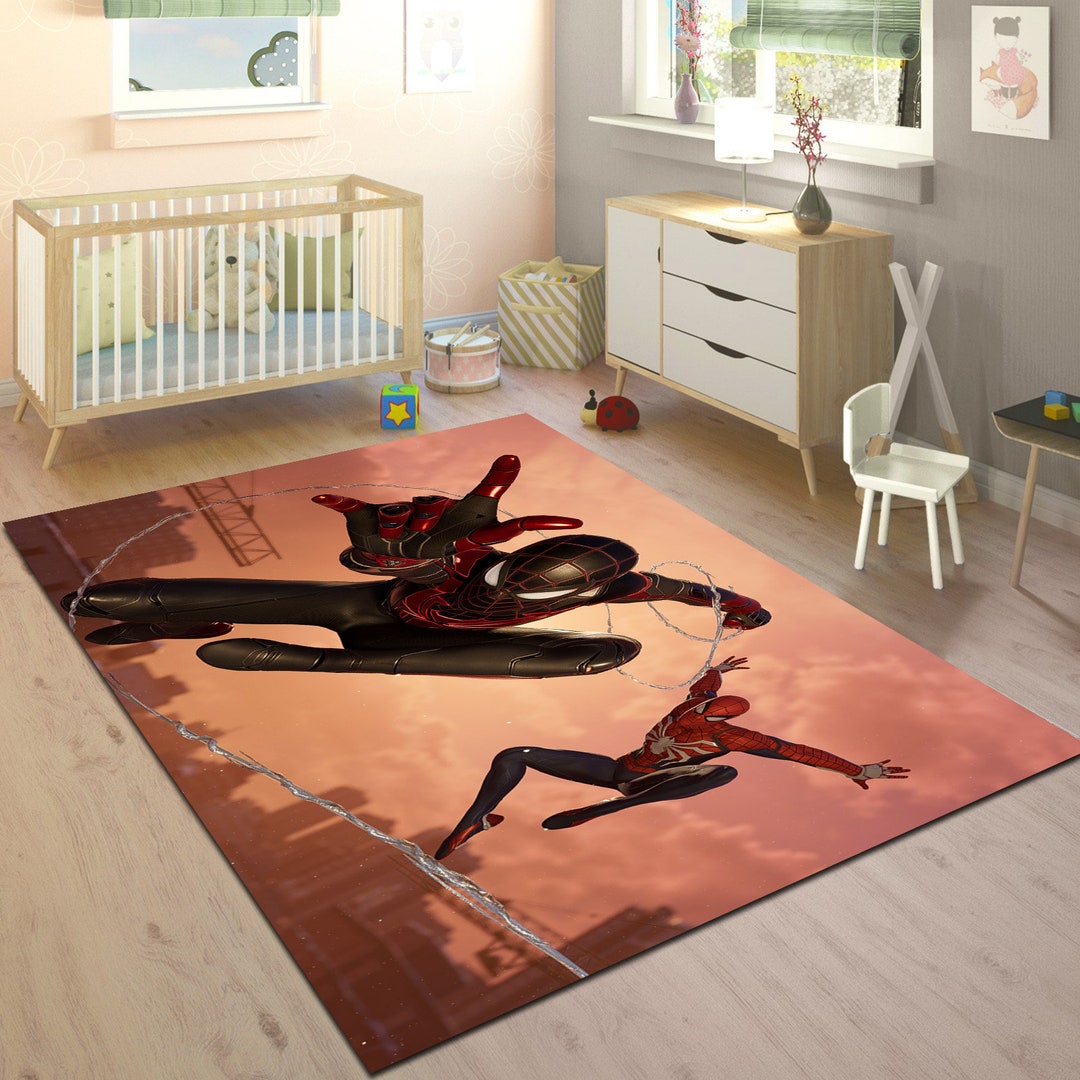 Spiderman Rug,avengers Carpet,spiderman Area Rug,warrior Rug,hero Rug ...
