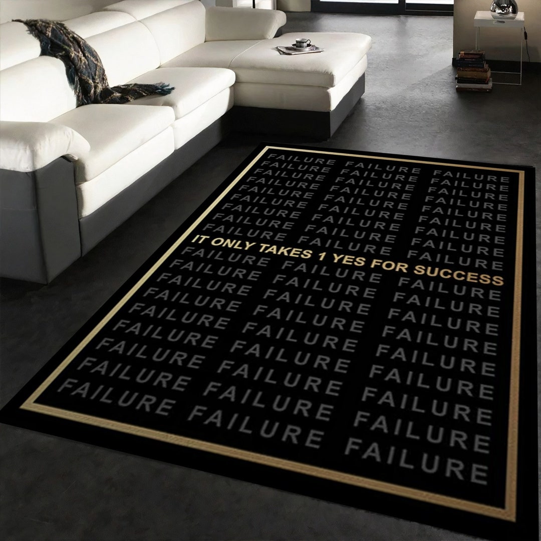 Motivational Rug,success Rug,failure Carpet,modern Home Decor,teens ...