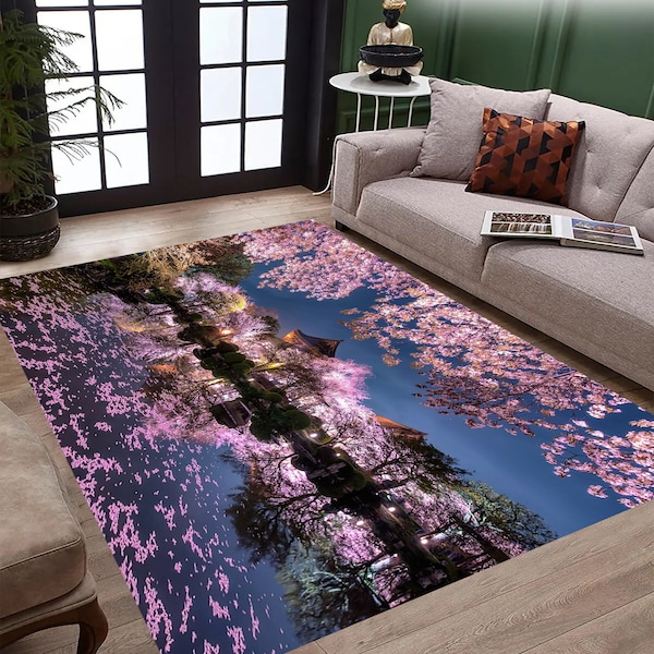 Cherry Blossom Rug - Etsy