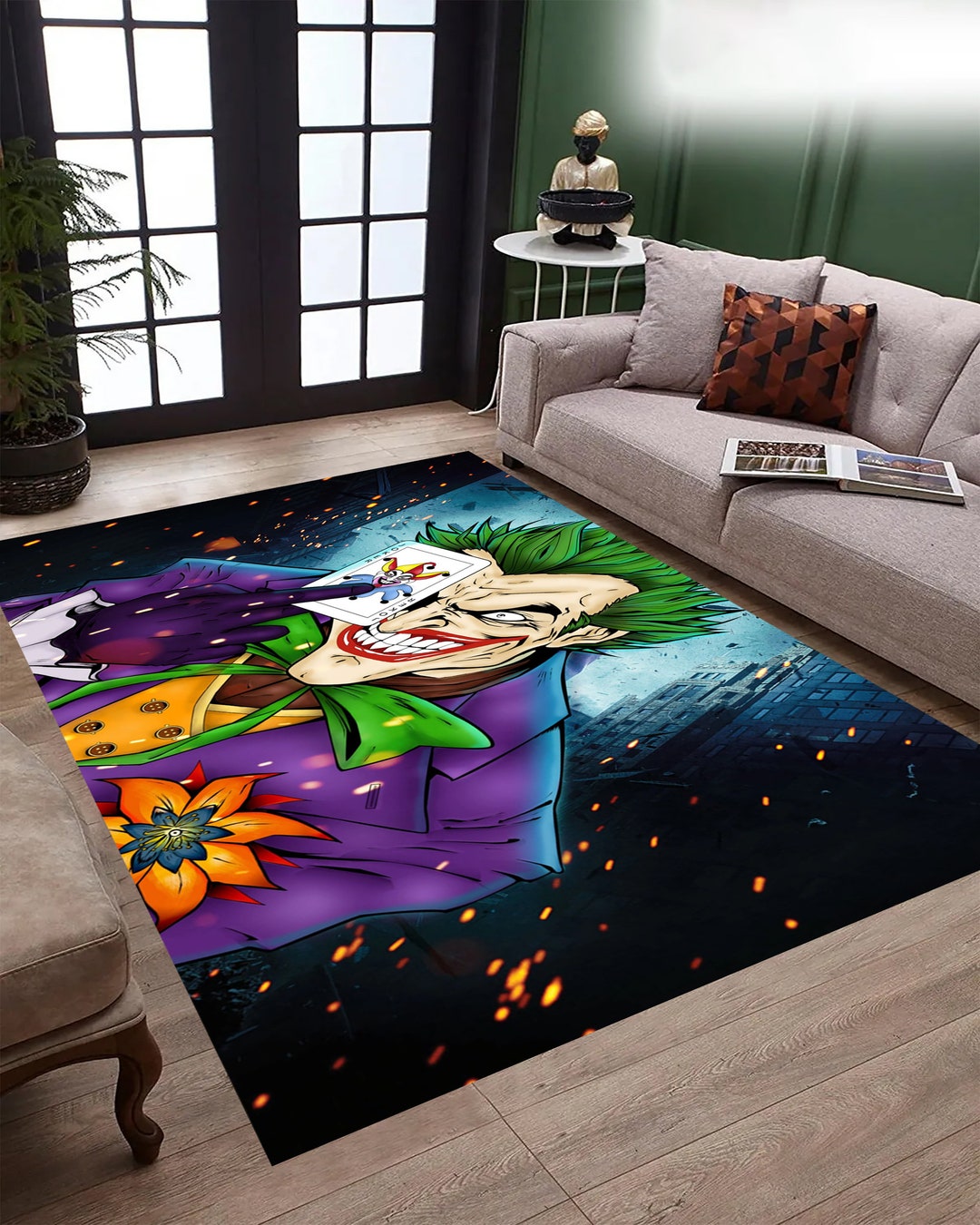 Joker Rug,playing Cards Rug,avengers Home Decor,popular Rug,film Rug ...