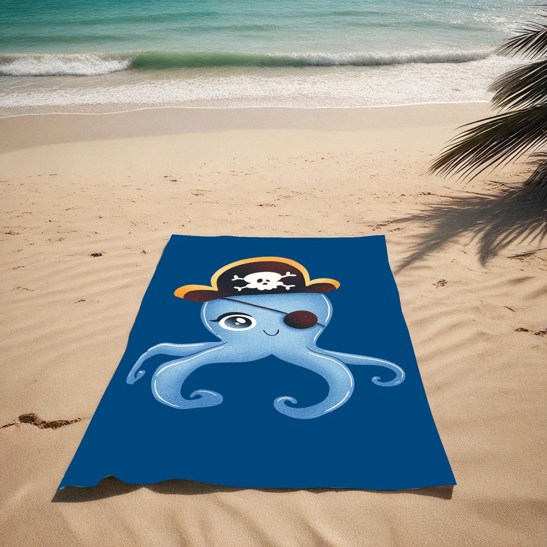Octopus Towel,ocean Towel,animal Towel,luxury Towel,towel Set,beach ...