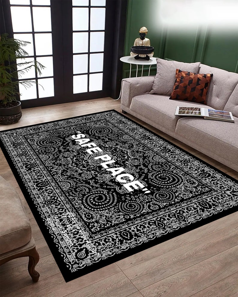 Safe Place Rug,design Rug,medieval Rug,nordic Style Rug,luxury Home ...