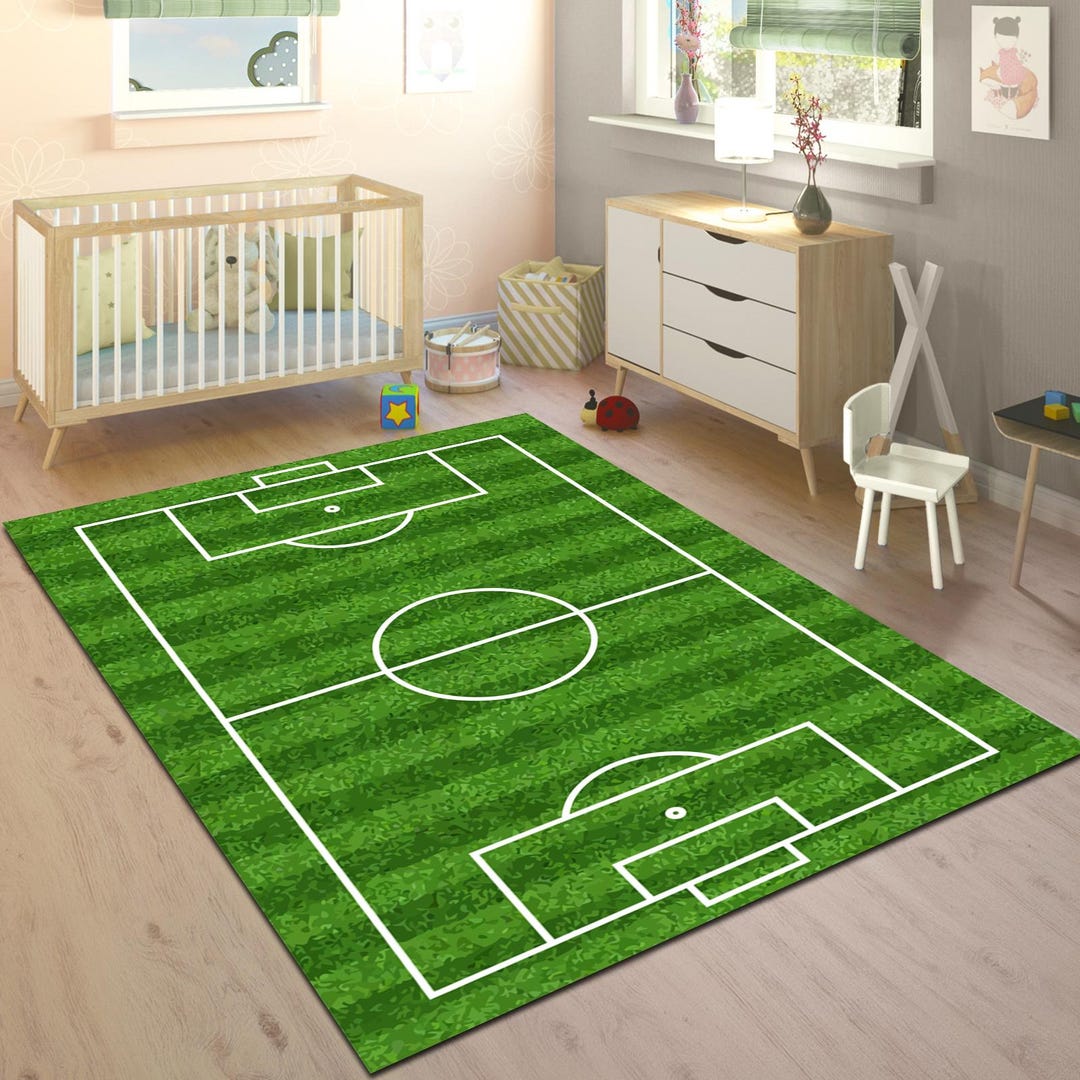 Football Field Rug,sport Rug,area Rug,football Court Rug,football Rug ...