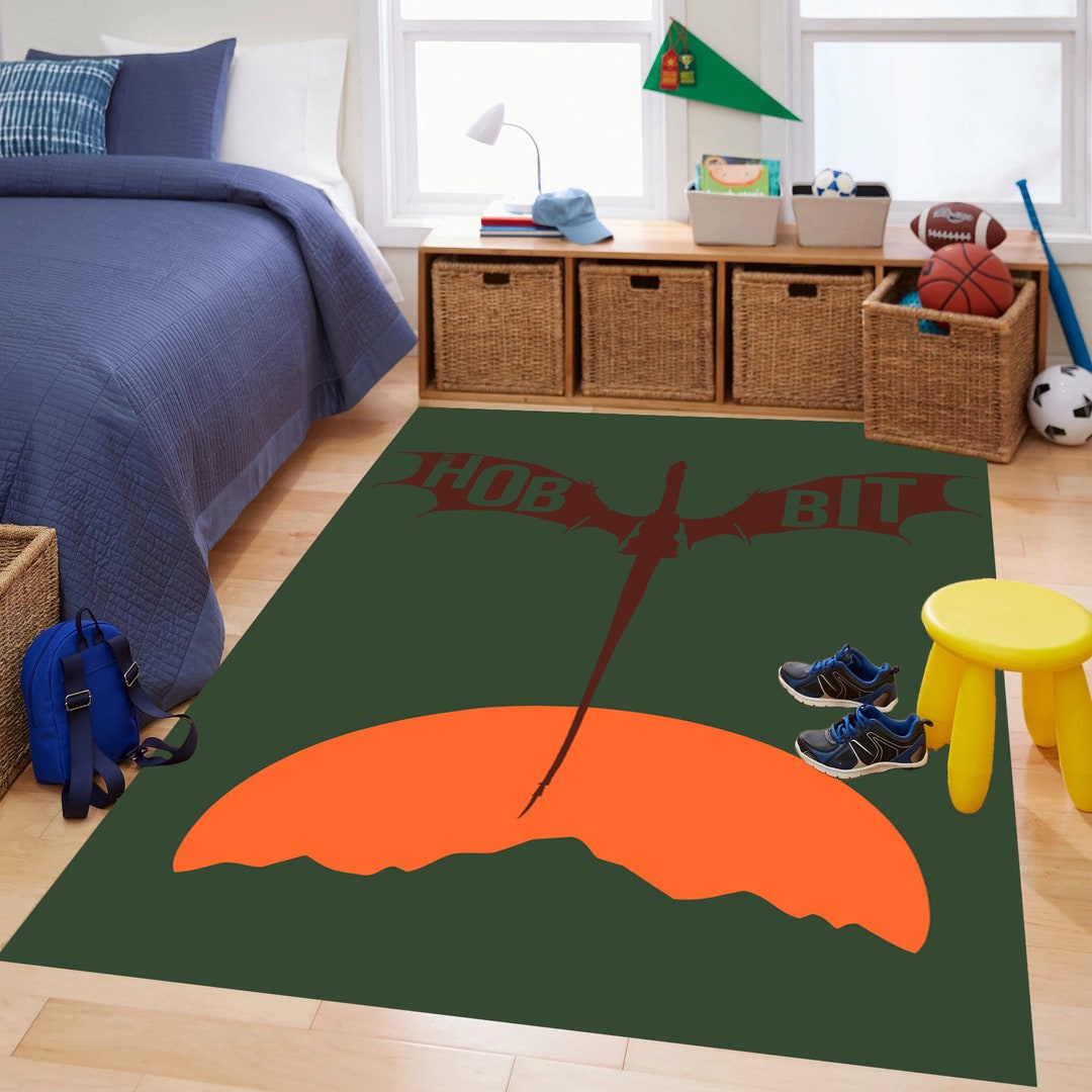 Hobbit Rug,lord of the Rings Rug,movie Rug,fantastic Rug,nursery Rug ...