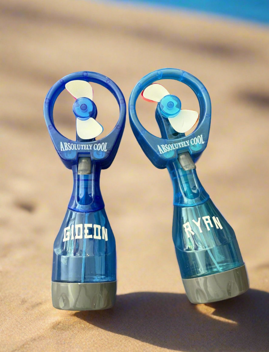 Personalized Misting Cooling Fan, Custom Fan, Battery Operated Fan ...