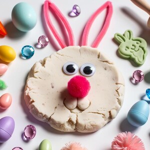 Easter Play Dough Sensory Kit, Make an Easter Bunny Kit, Easter Basket ...