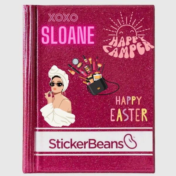 Custom Sticker Book - Etsy