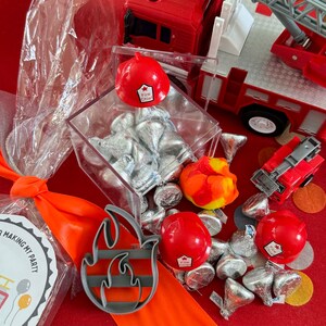 Fireman Party Favor Boxes | Sensory Kit for Kids Birthday Gift ...