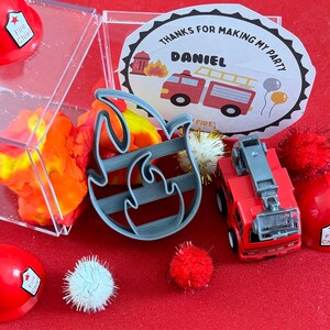 Fireman Party Favor Boxes | Sensory Kit for Kids Birthday Gift ...