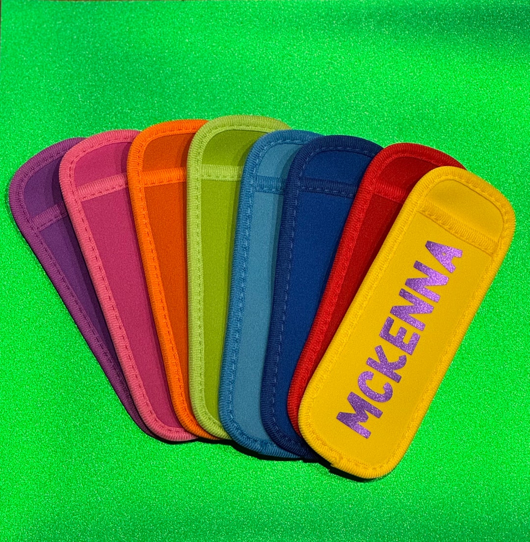 Kids Personalized Ice Pop Holder, Ice Pop Party Favor, Kids Birthday ...