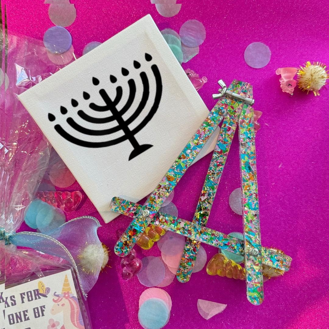 Hanukkah Craft Kits, Paint Peel Canvases, Chanukah Party Favor, Happy ...
