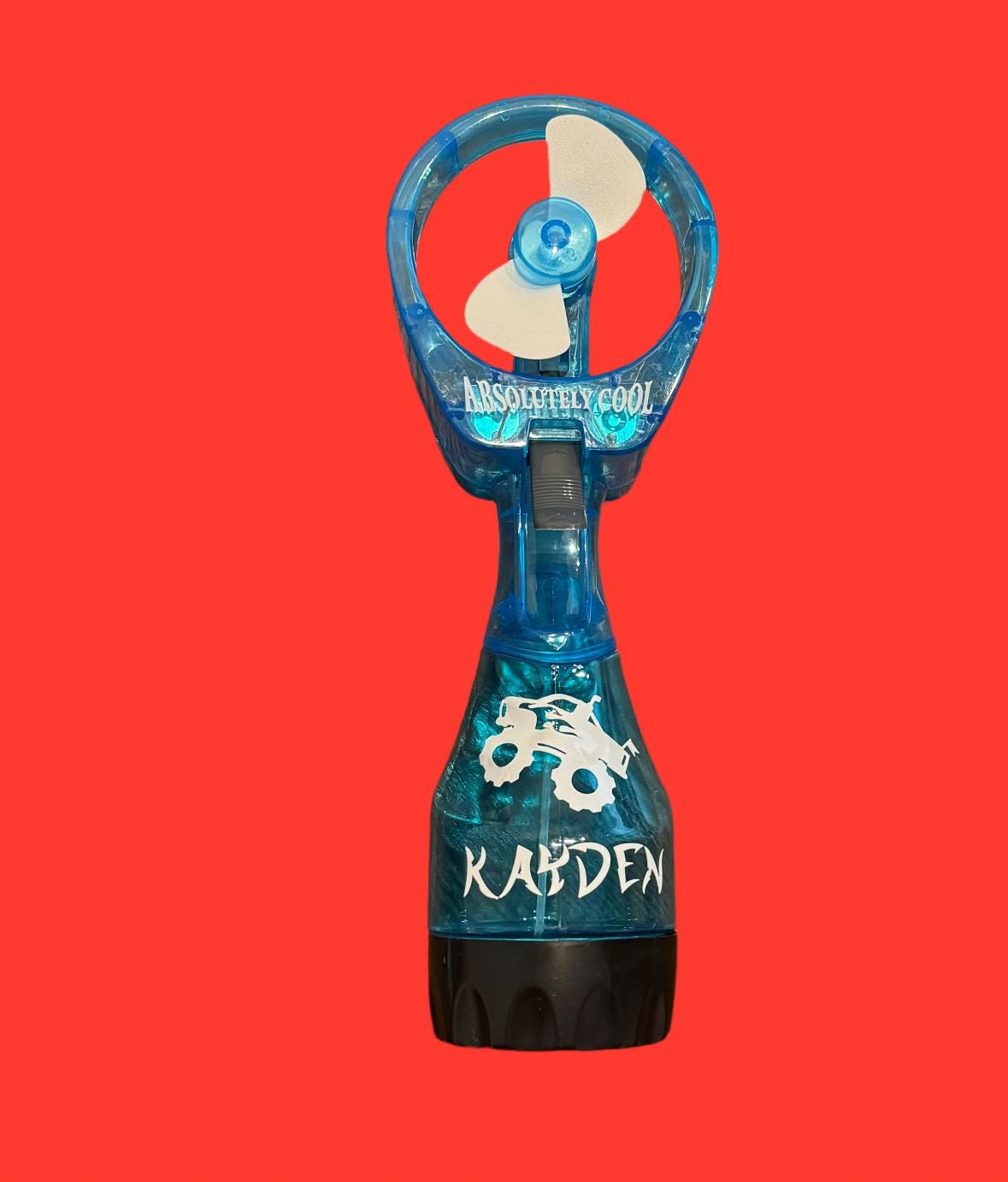 Personalized Misting Cooling Fan, Custom Fan, Battery Operated Fan ...