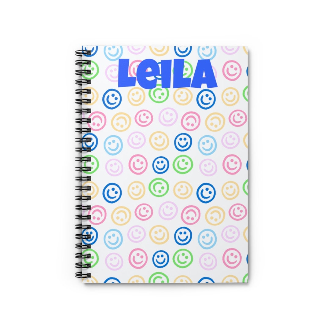 Personalized Smiley Face Journal - Etsy