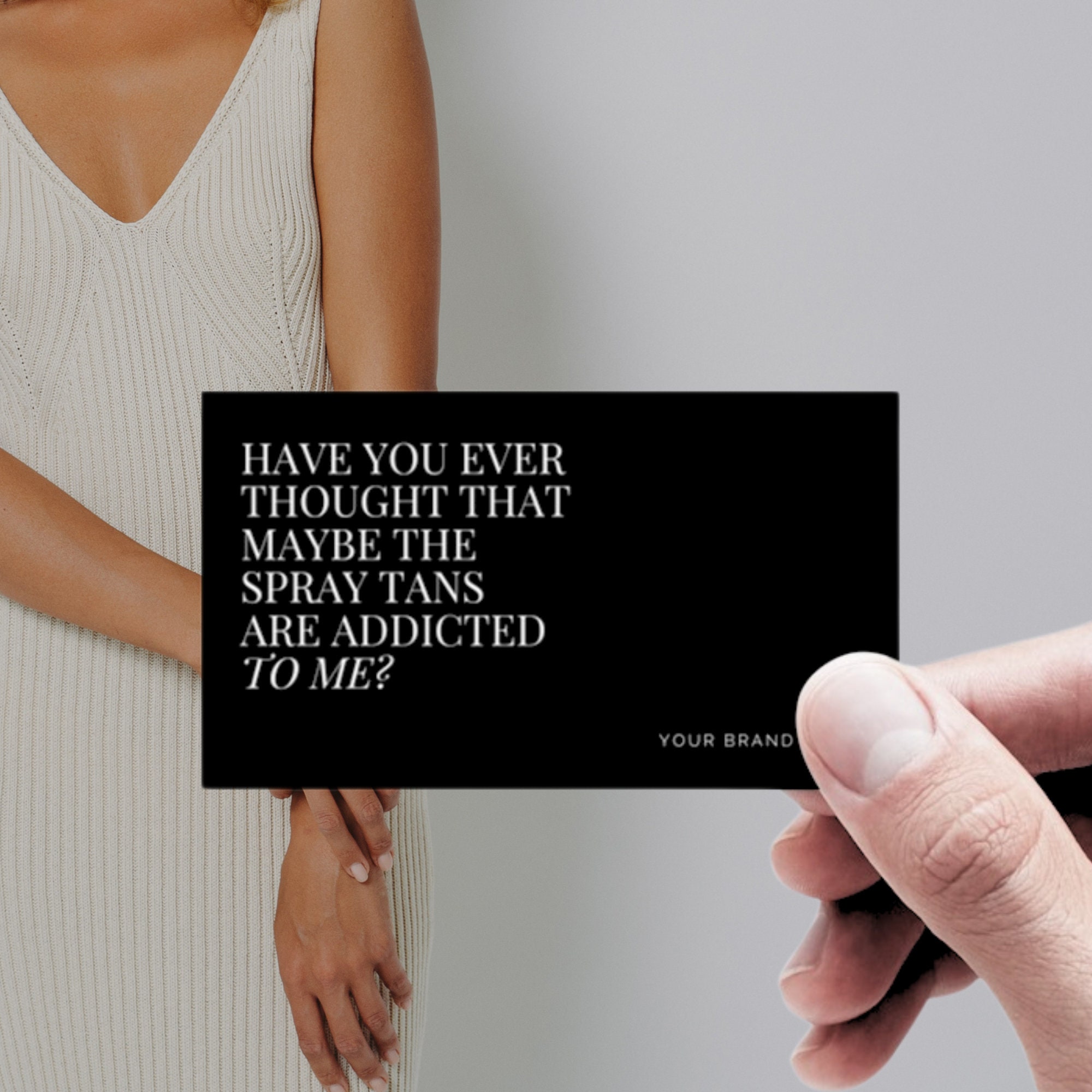 Spray Tanning Loyalty Card | Spray Tan Business Cards | Editable ...